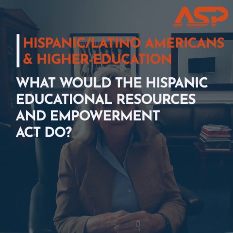 HISPANIC AND LATINO AMERICANS & HIGHER EDUCATION - A Starting Point